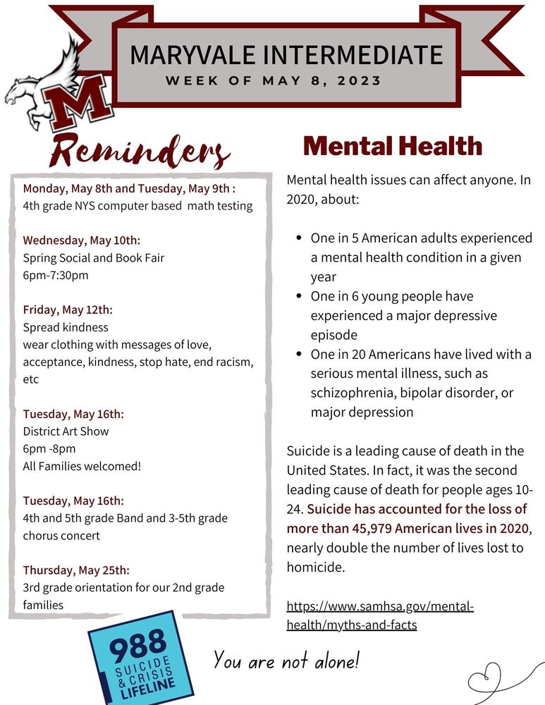 Parent Bulletin | Maryvale Intermediate School