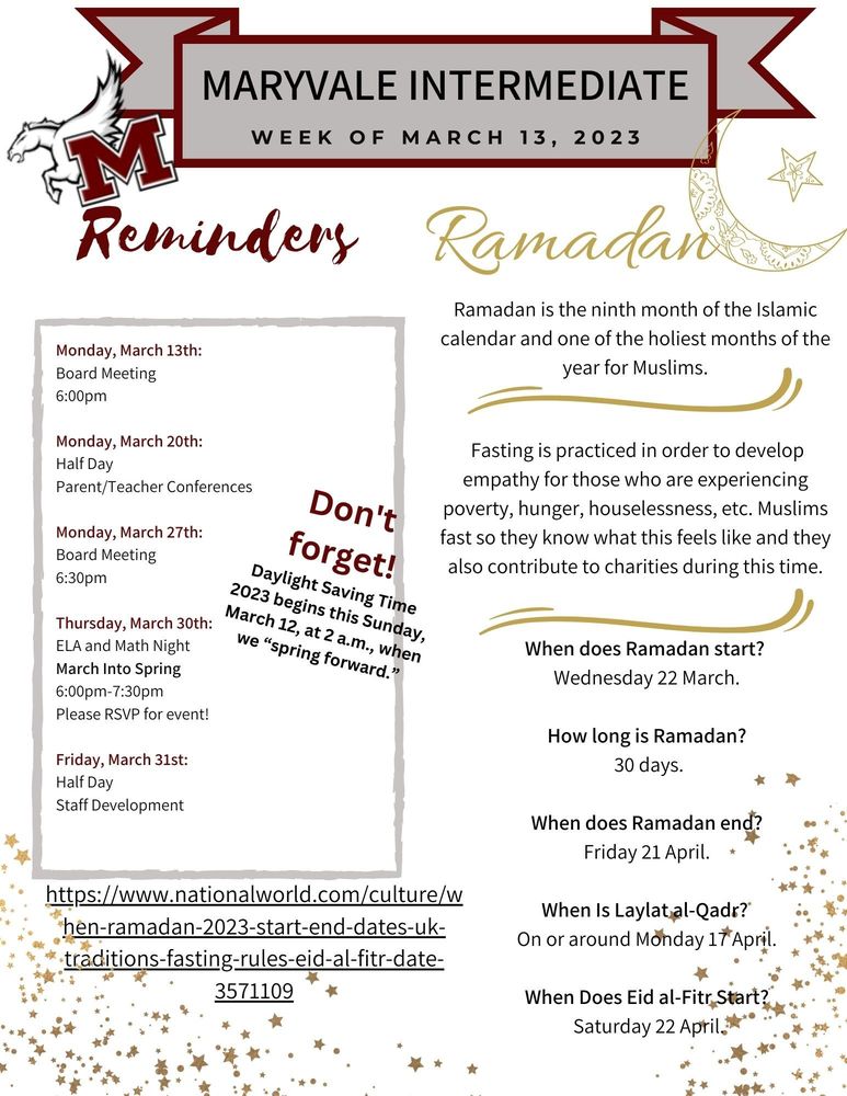 Parent Bulletin | Maryvale Intermediate School